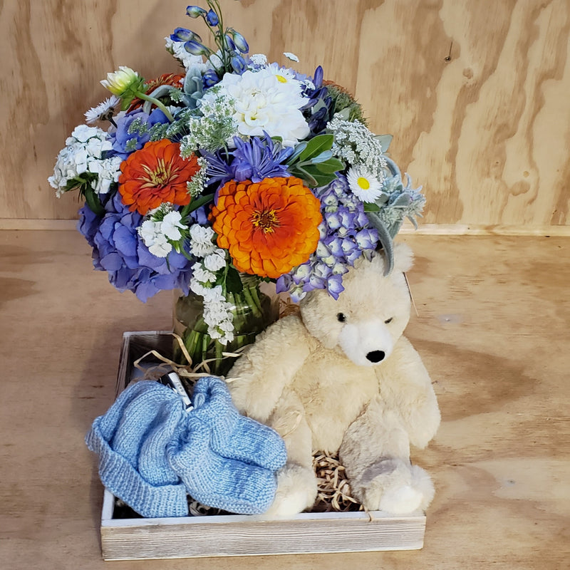 Baby Boy Gift Box – Flowers By Tanya