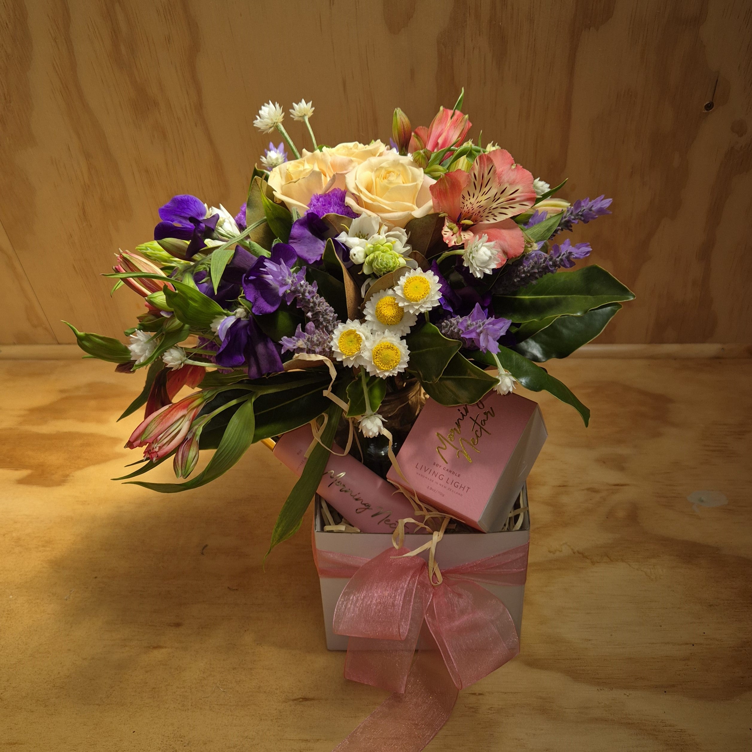 Living Light "Morning Nectar" small gift box – Flowers By Tanya