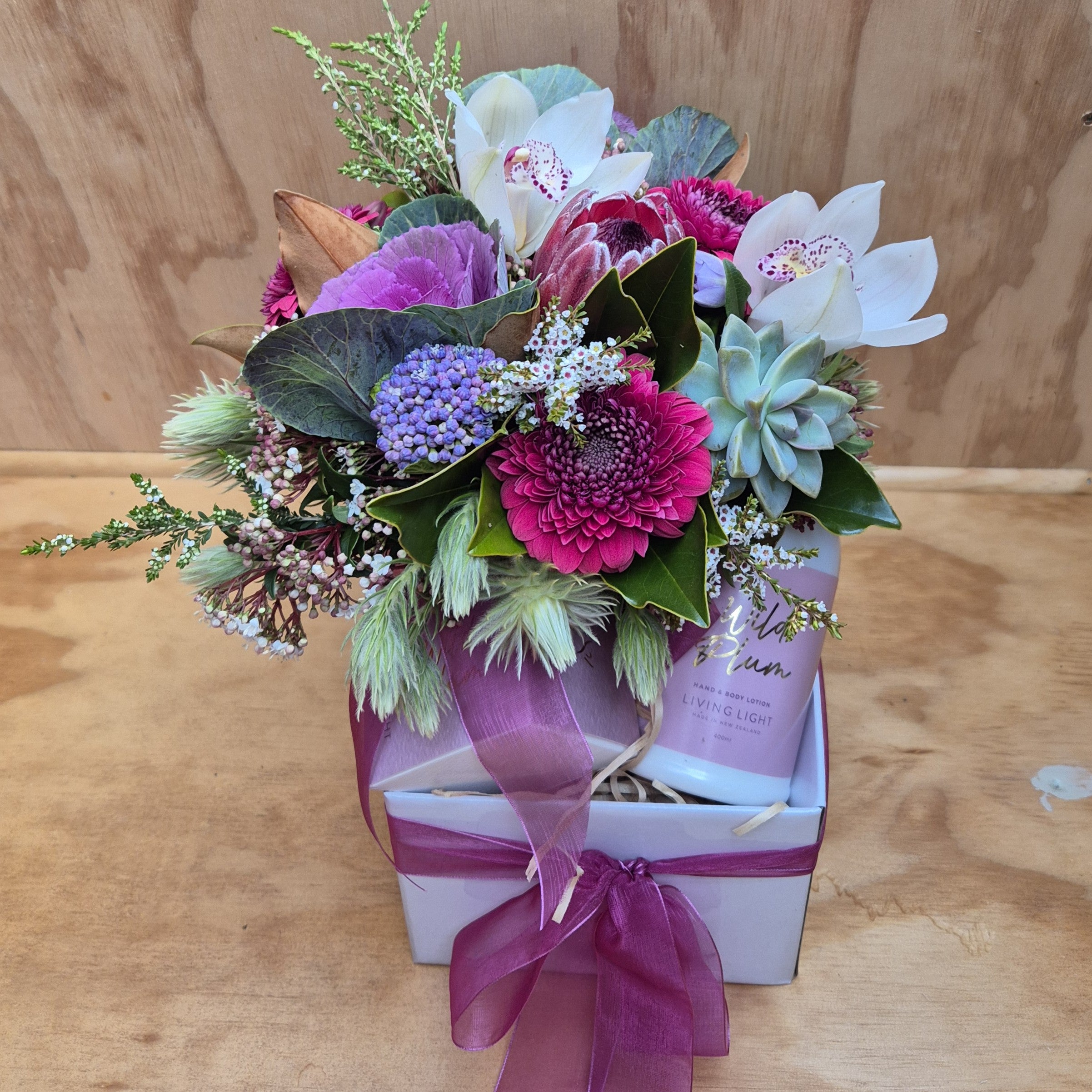 Living Light "Wild Plum" medium gift box. – Flowers By Tanya